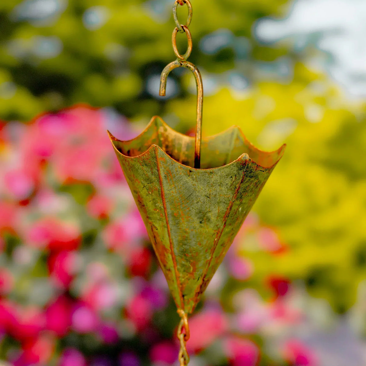 Transform Your Rainy Season with Unique Metal Rain Chains – Old West Iron