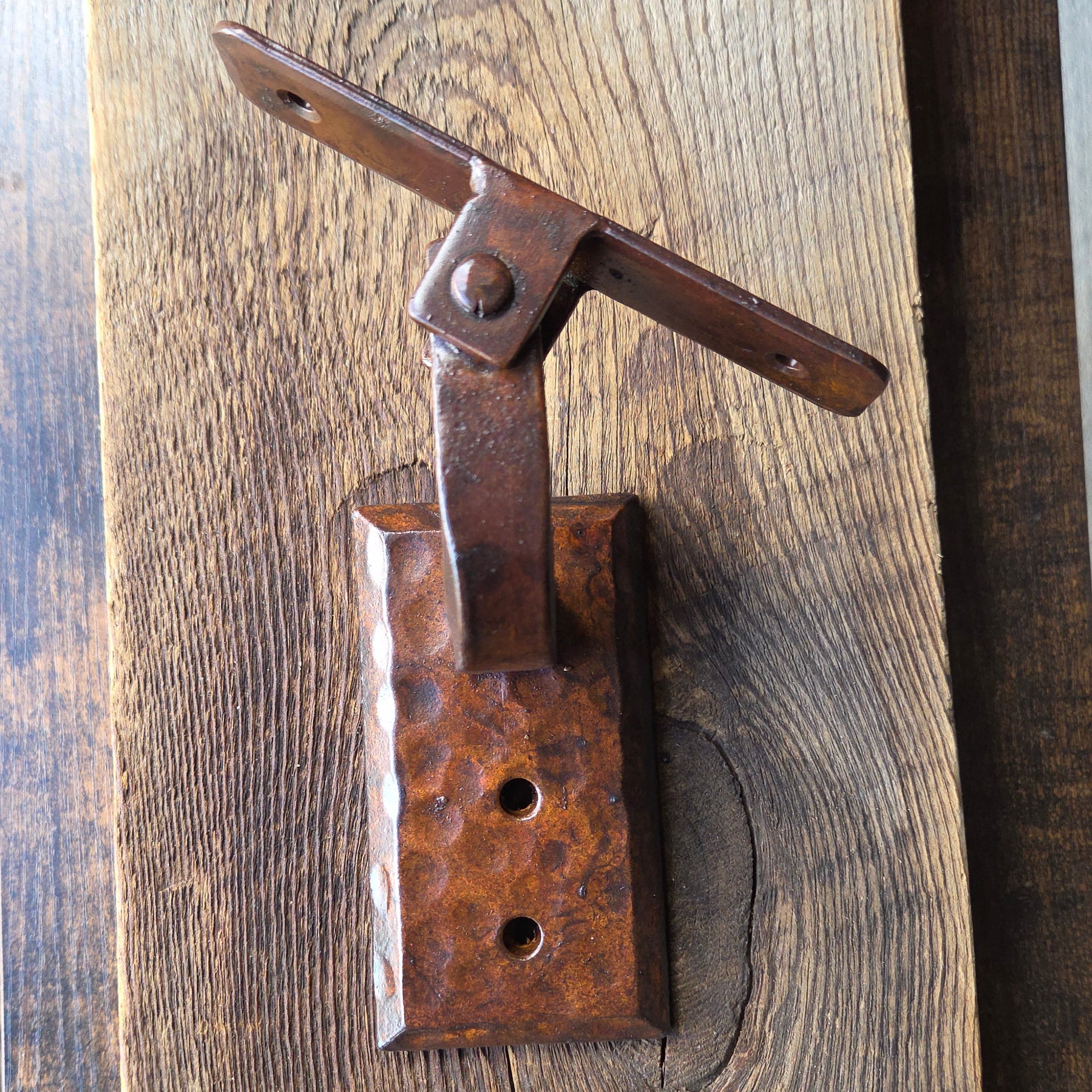 Rustic Farmhouse Handrail Bracket Iron Handrail Bracket