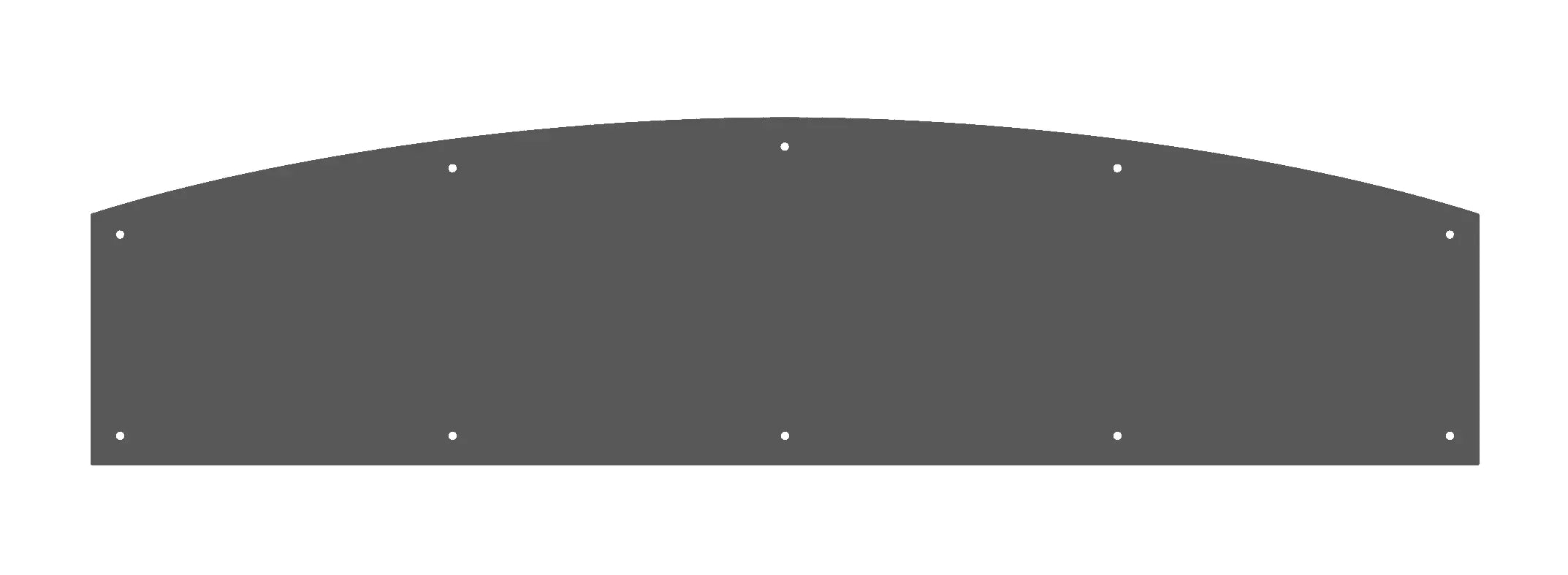 IN STOCK - Tuscan Iron Kick Plate 36" x 8"