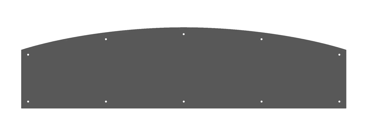 IN STOCK - Tuscan Iron Kick Plate 36" x 8"