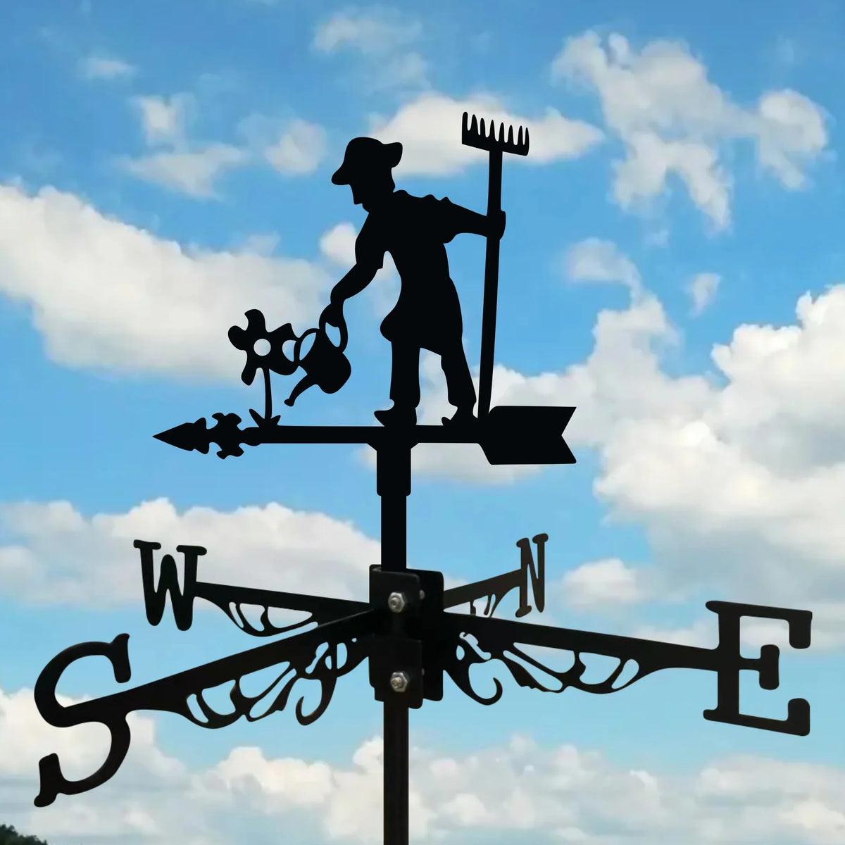 Fisherman Wind Vane – Old West Iron