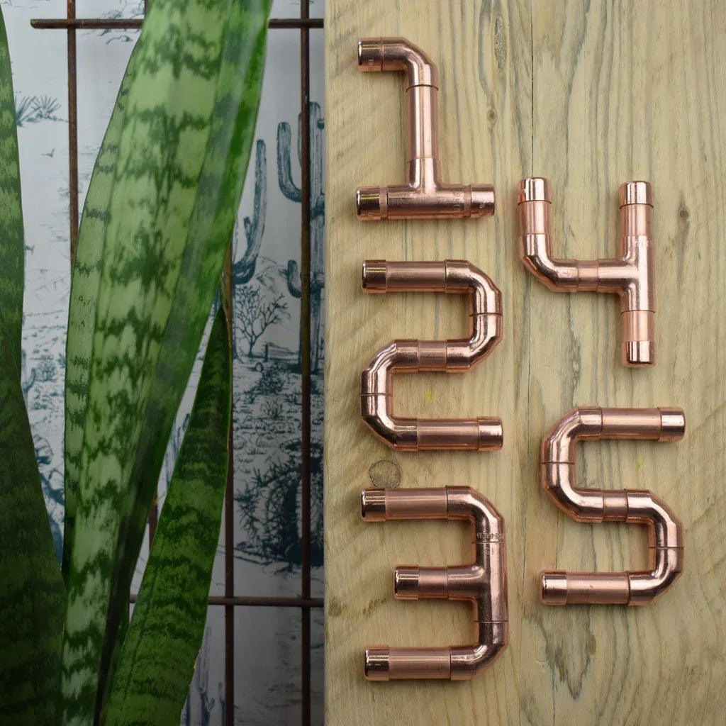 Copper Numbers 1-9 – Old West Iron