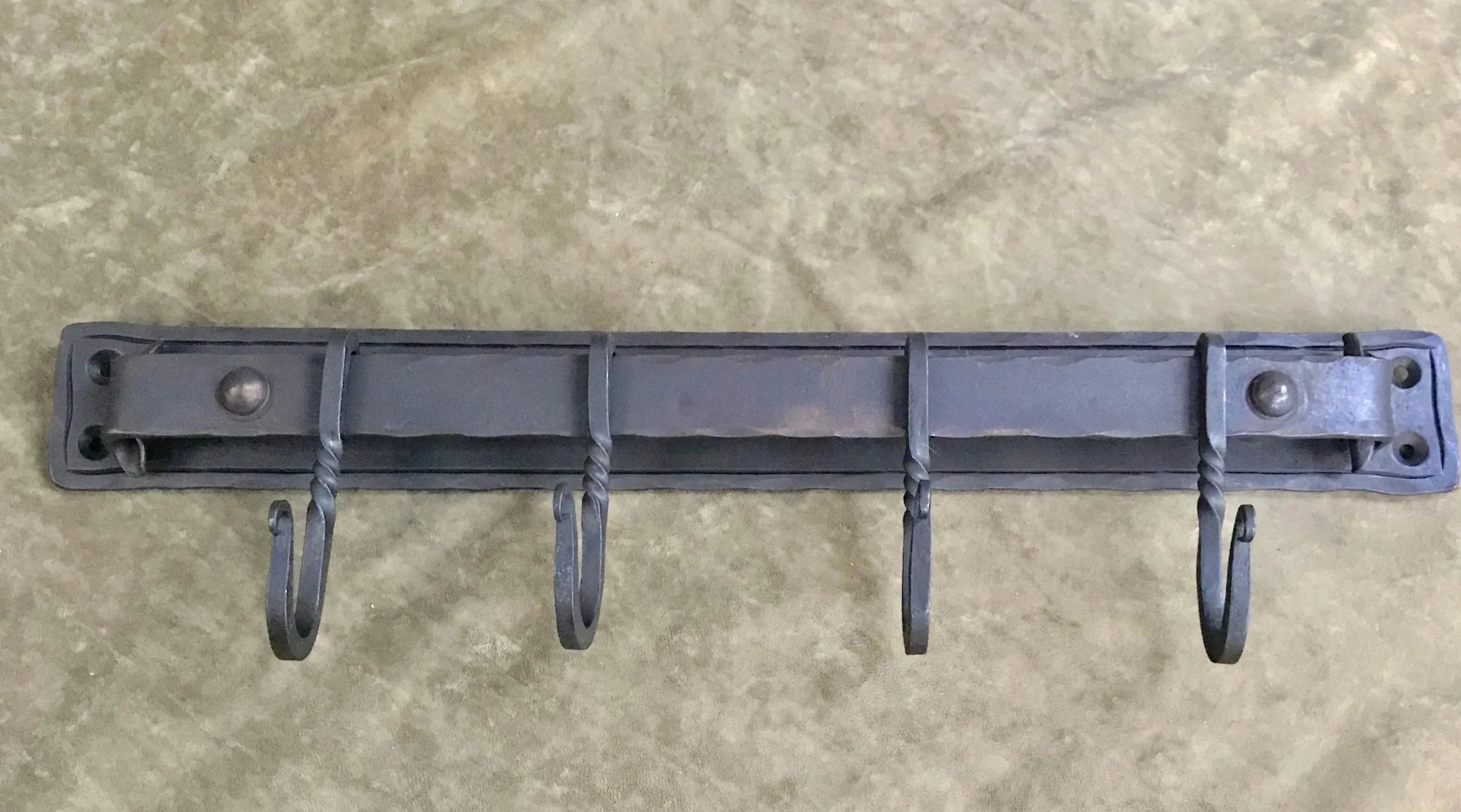 Pot Rack, Handforged Pot Rack, Adjustable Pot Rack, Blacksmith Iron, B ...