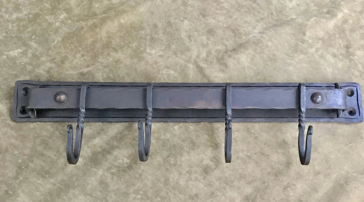 Pot Rack, Handforged Pot Rack, Adjustable Pot Rack, Blacksmith Iron, B ...