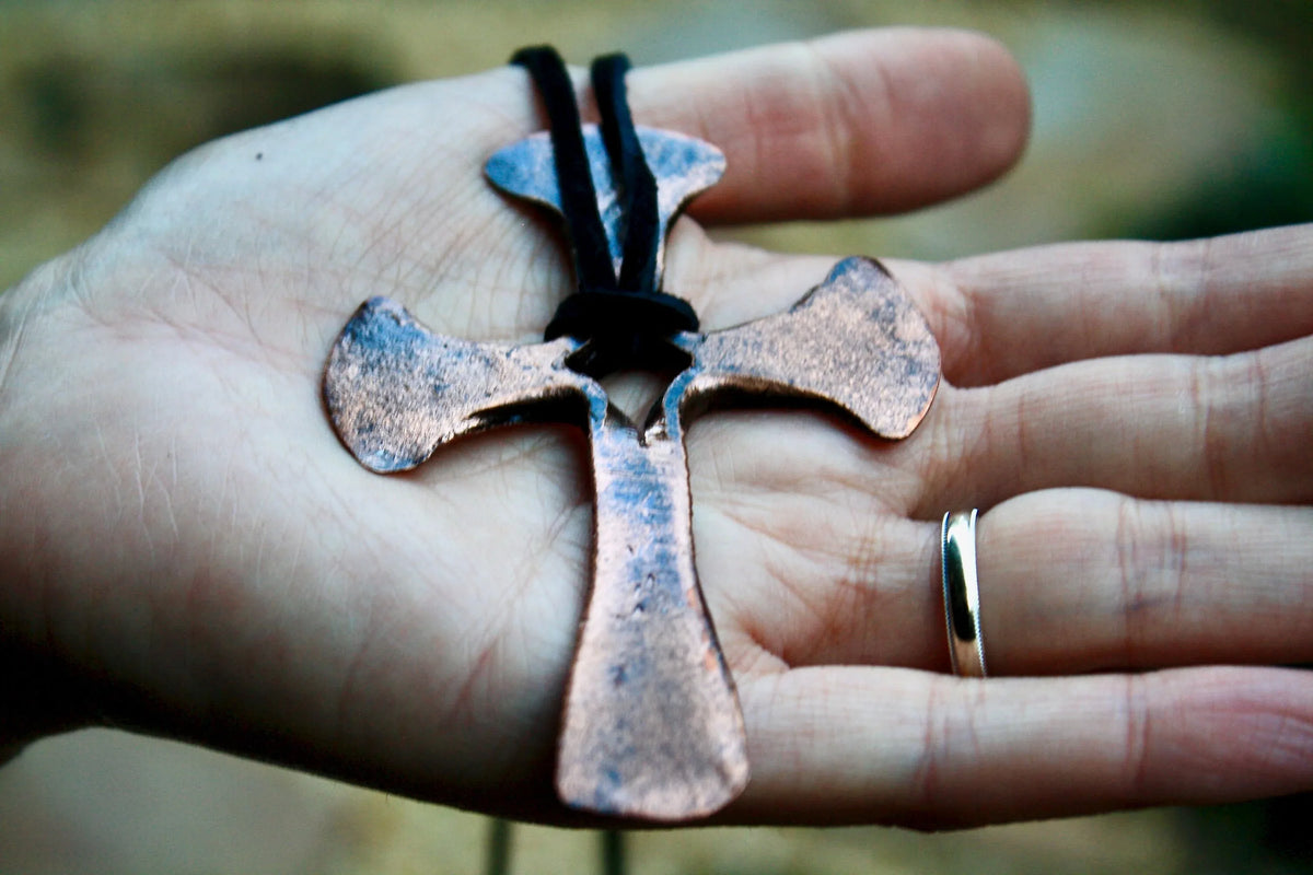 Copper Fredrick's Cross Pendant – Old West Iron