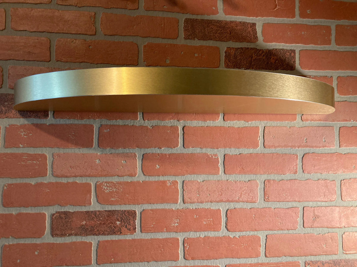 Sleek Gold Mantel – Old West Iron
