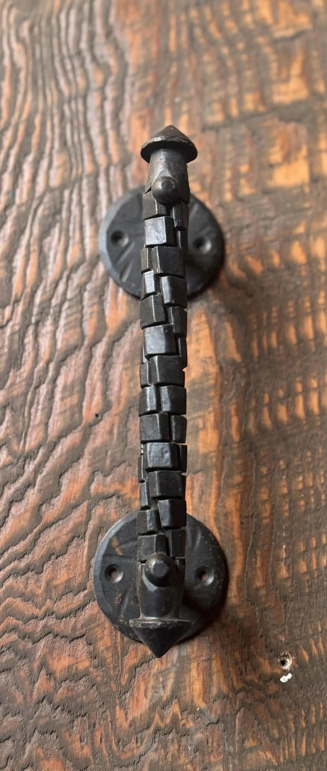 CLEARANCE- Cubed Iron Door Pull – Old West Iron