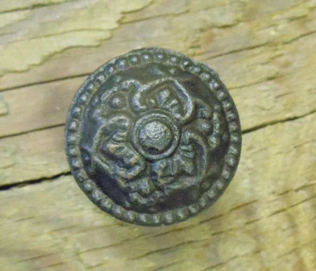 Embossed Round Cabinet Knob