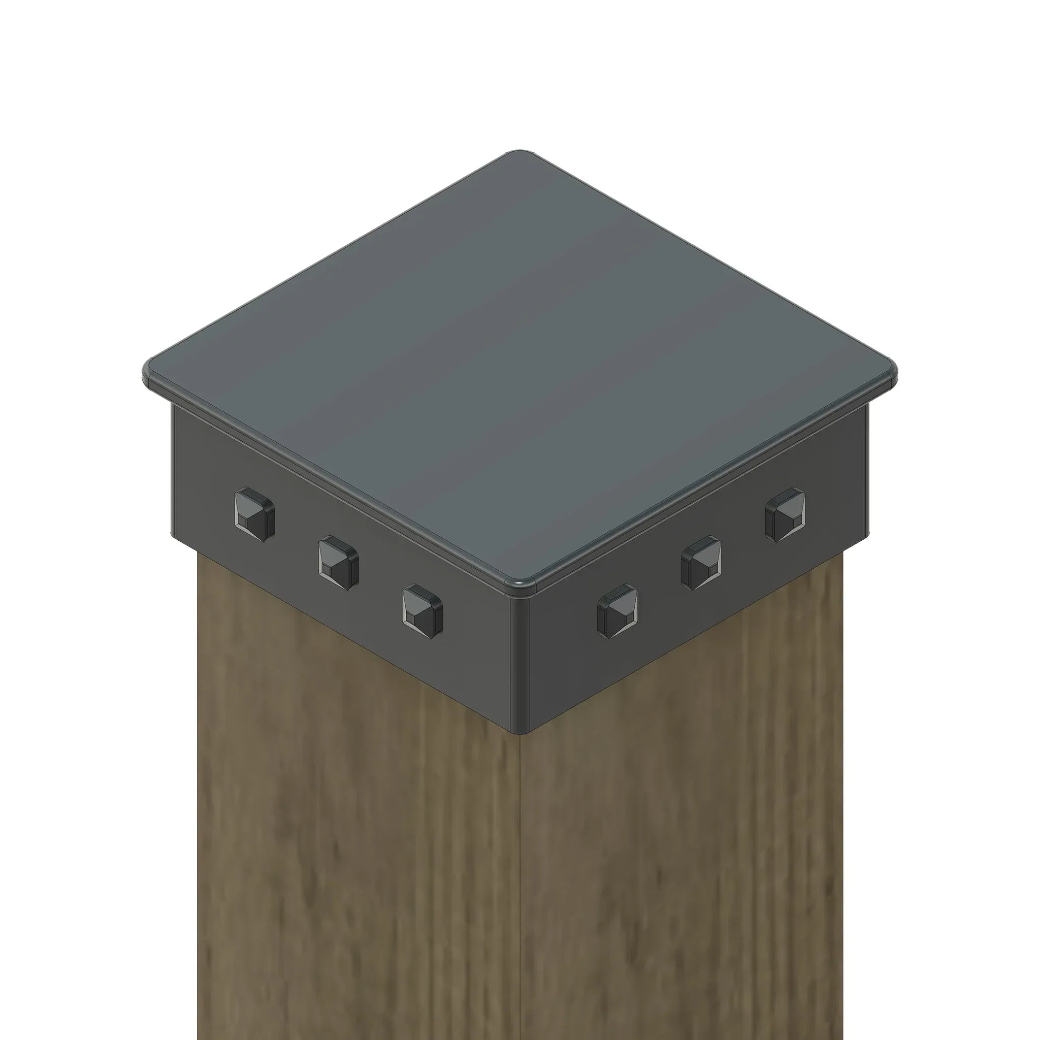 Simple Iron Post Cap – Old West Iron