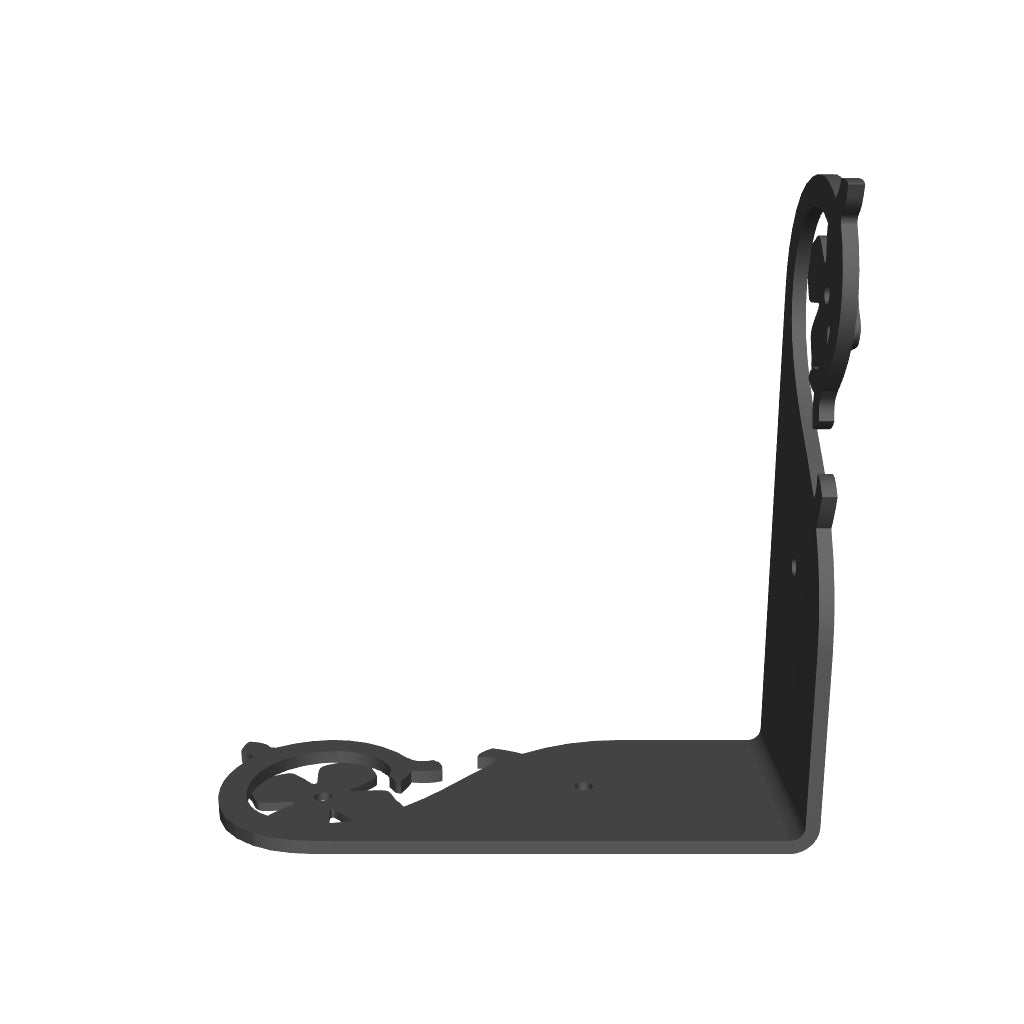 Mid-Century Iron Corner Strap