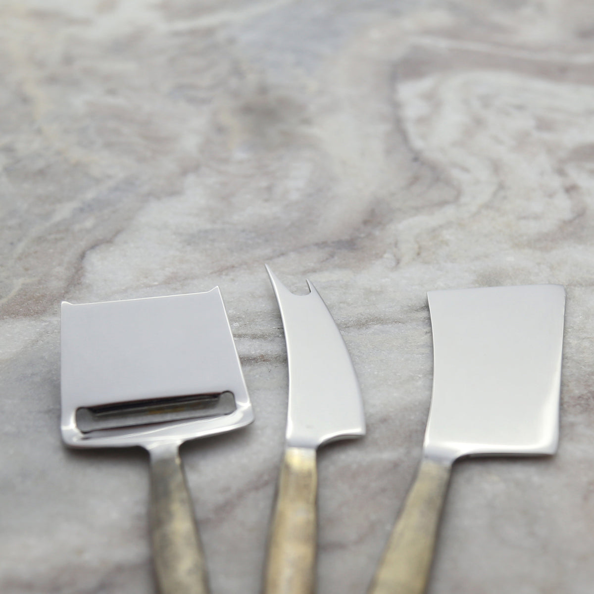 Brass Antique SONAR design Cheese Accessories 3 Pcs. Set. – Old West Iron