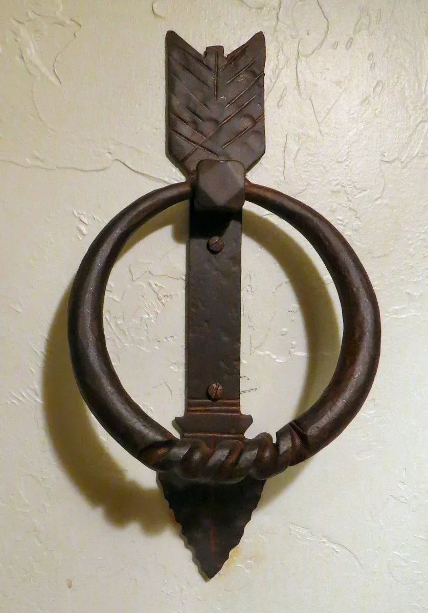 Authentic Arrowhead Door Knocker/Ring Pull – Old West Iron