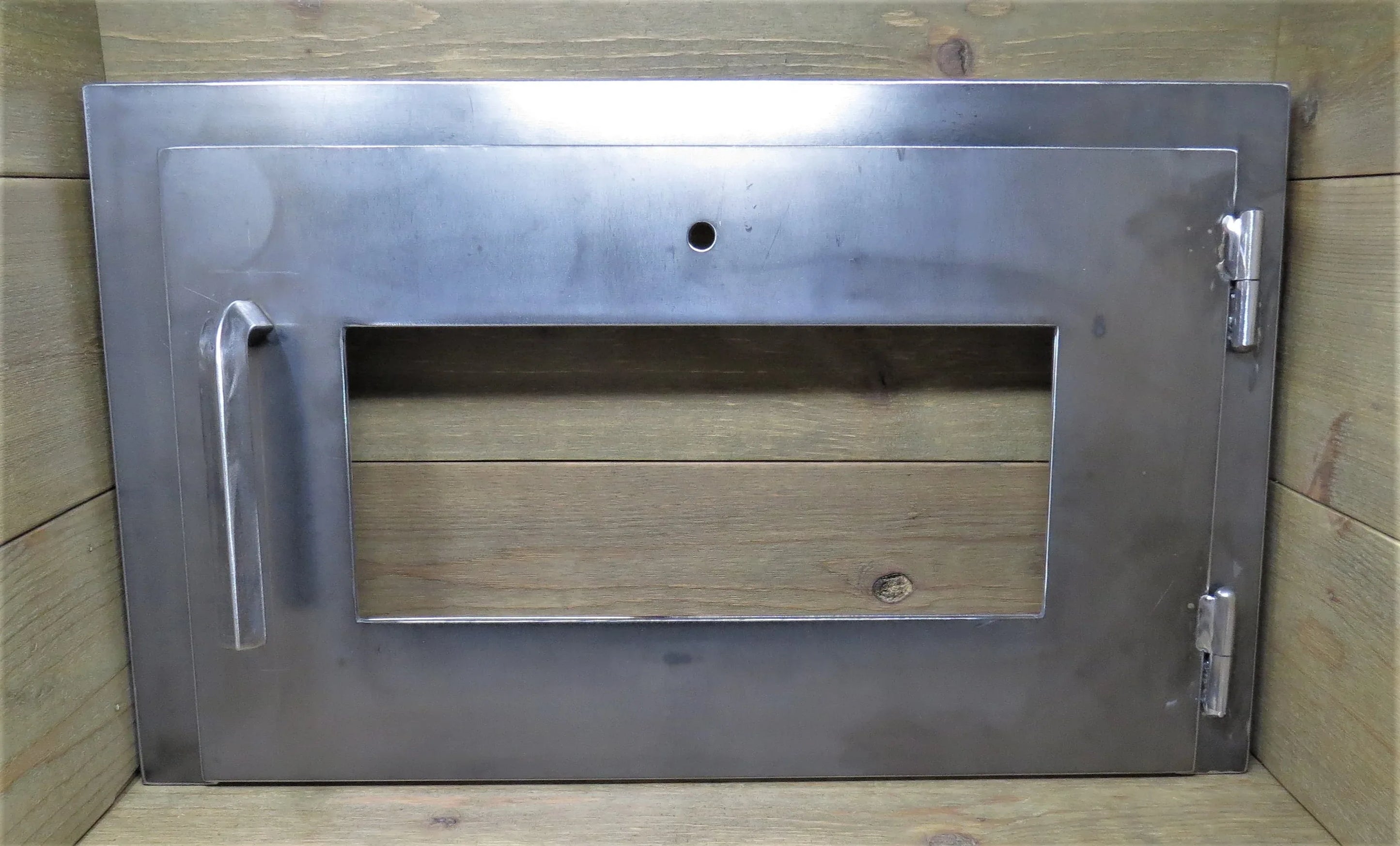 Custom Modern Rectangle Hinged Pizza Oven Door