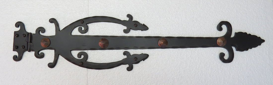 Medieval Wrought Iron Functioning Hinge Strap – Old West Iron