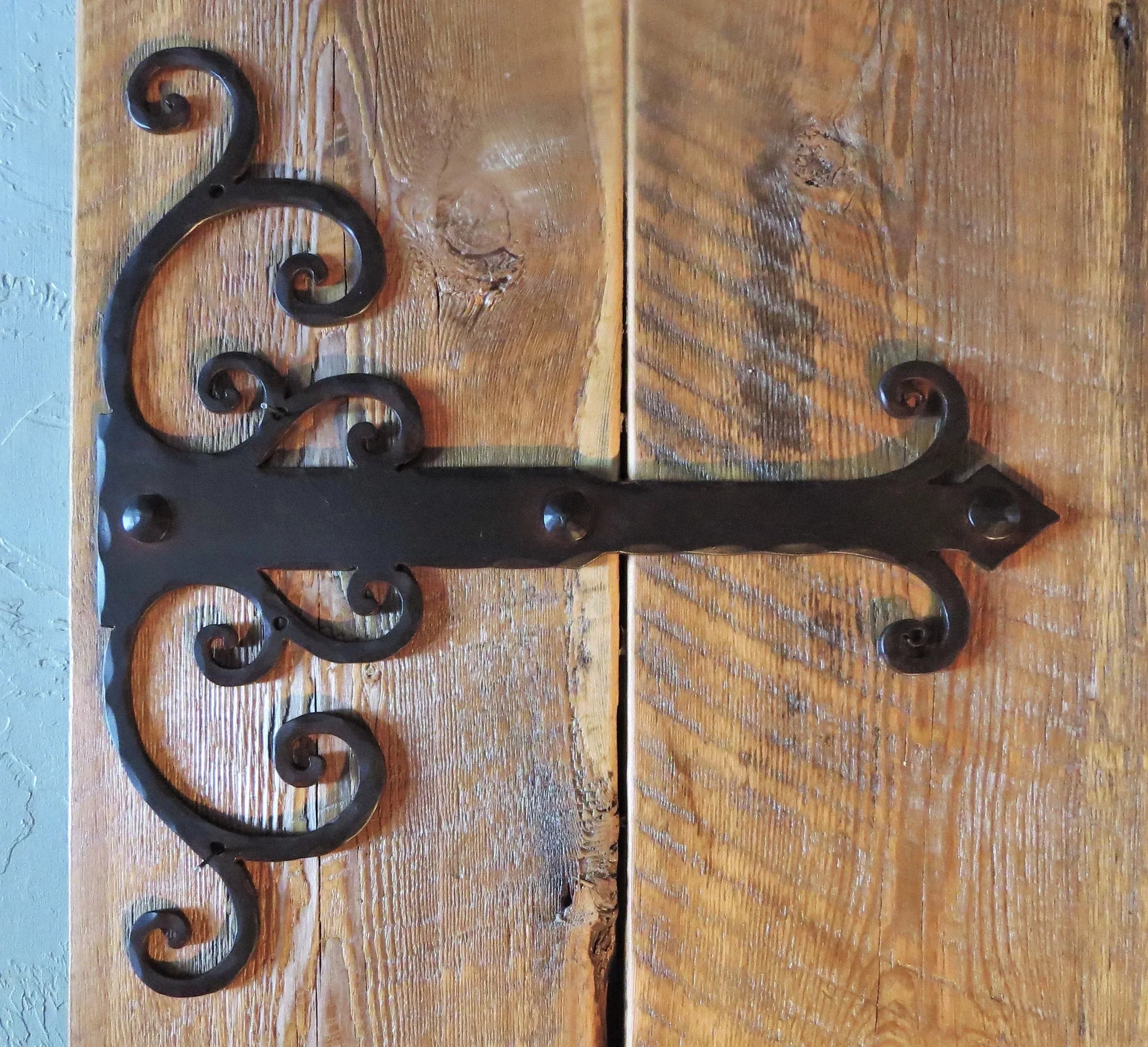 Faux Hinge Straps & Dummy Straps | Rustic Door Hardware – Old West Iron
