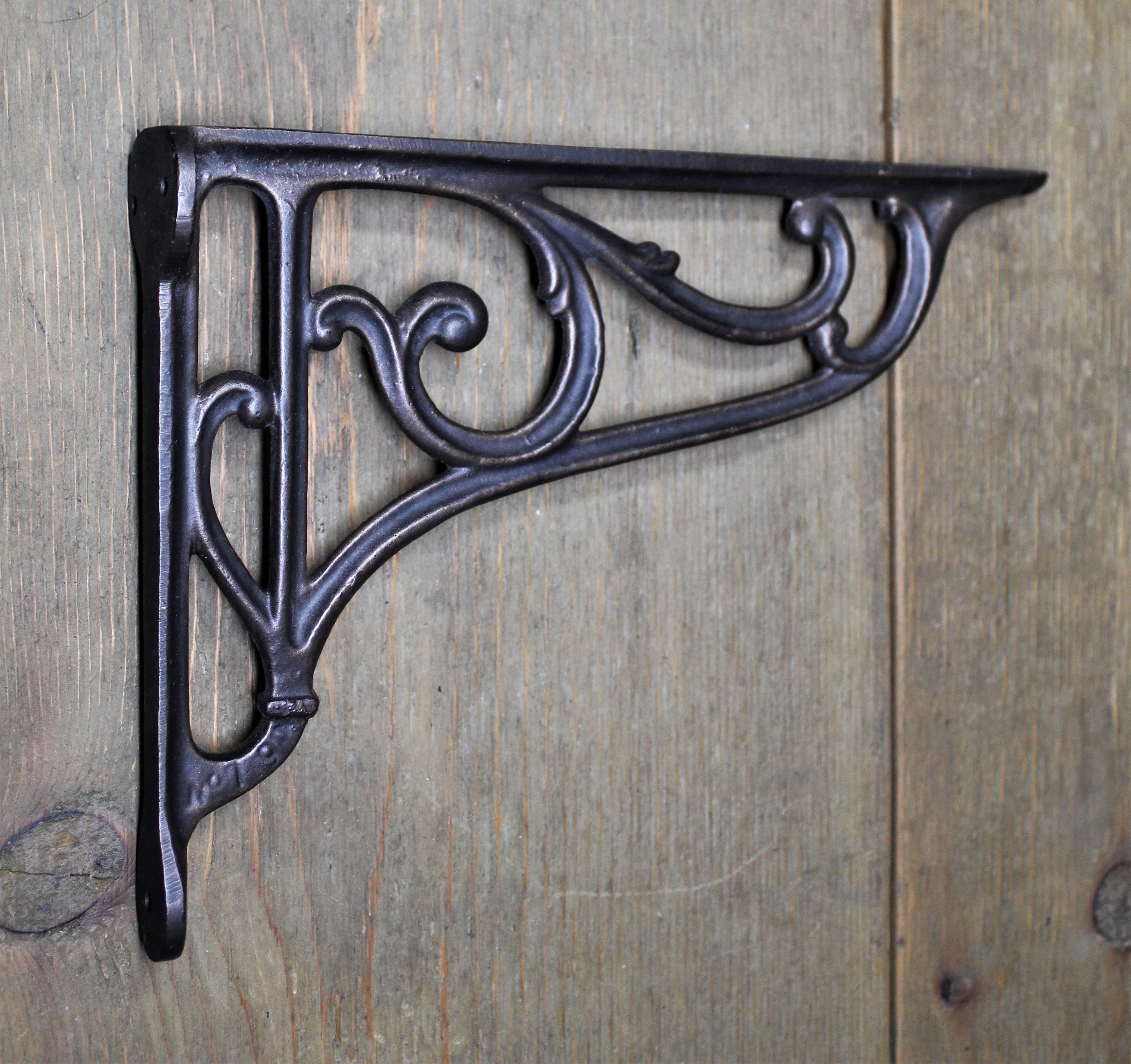 Hand Forged Shelf Bracket / Metal Corbel WCC-205 – Old West Iron