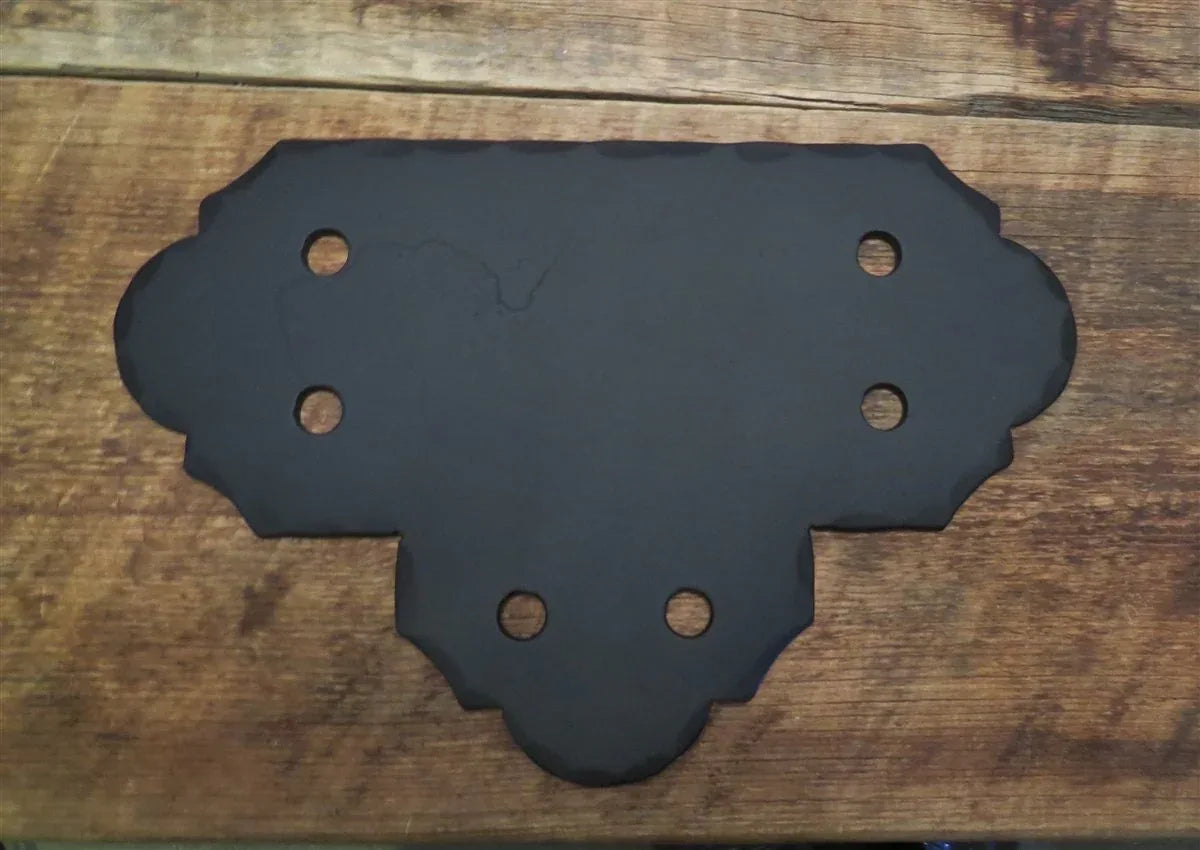 Classic Iron T Face Plate Rustic Iron T Plate Bracket