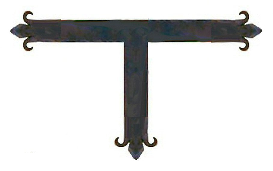 Authentic 15th Century Iron "T" Strap – Old West Iron