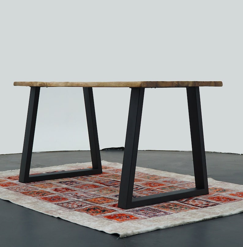 Steel trapezoid table legs store