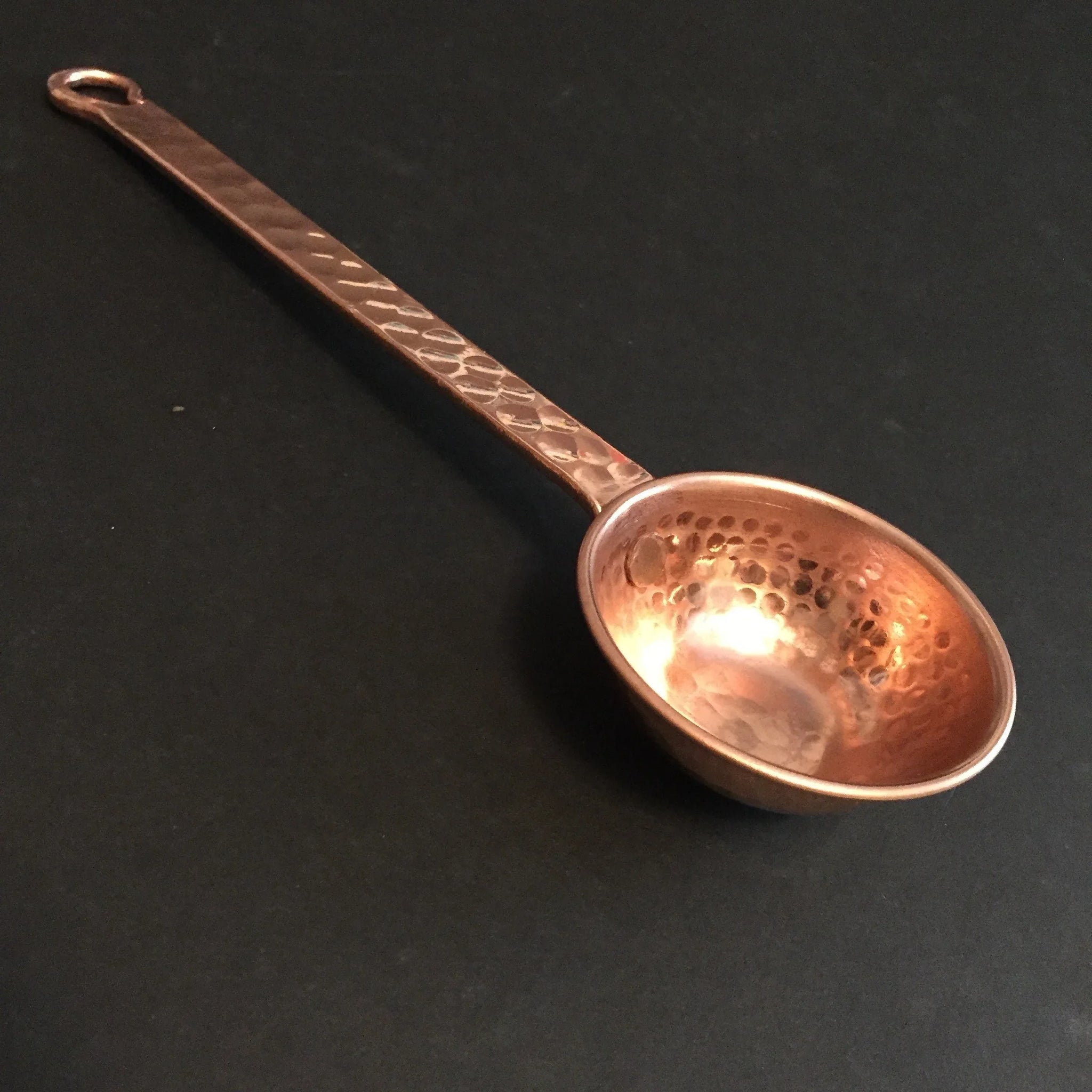 Hammered Copper 1oz Coffee Scoop Measuring Spoon - 8” – Old West Iron