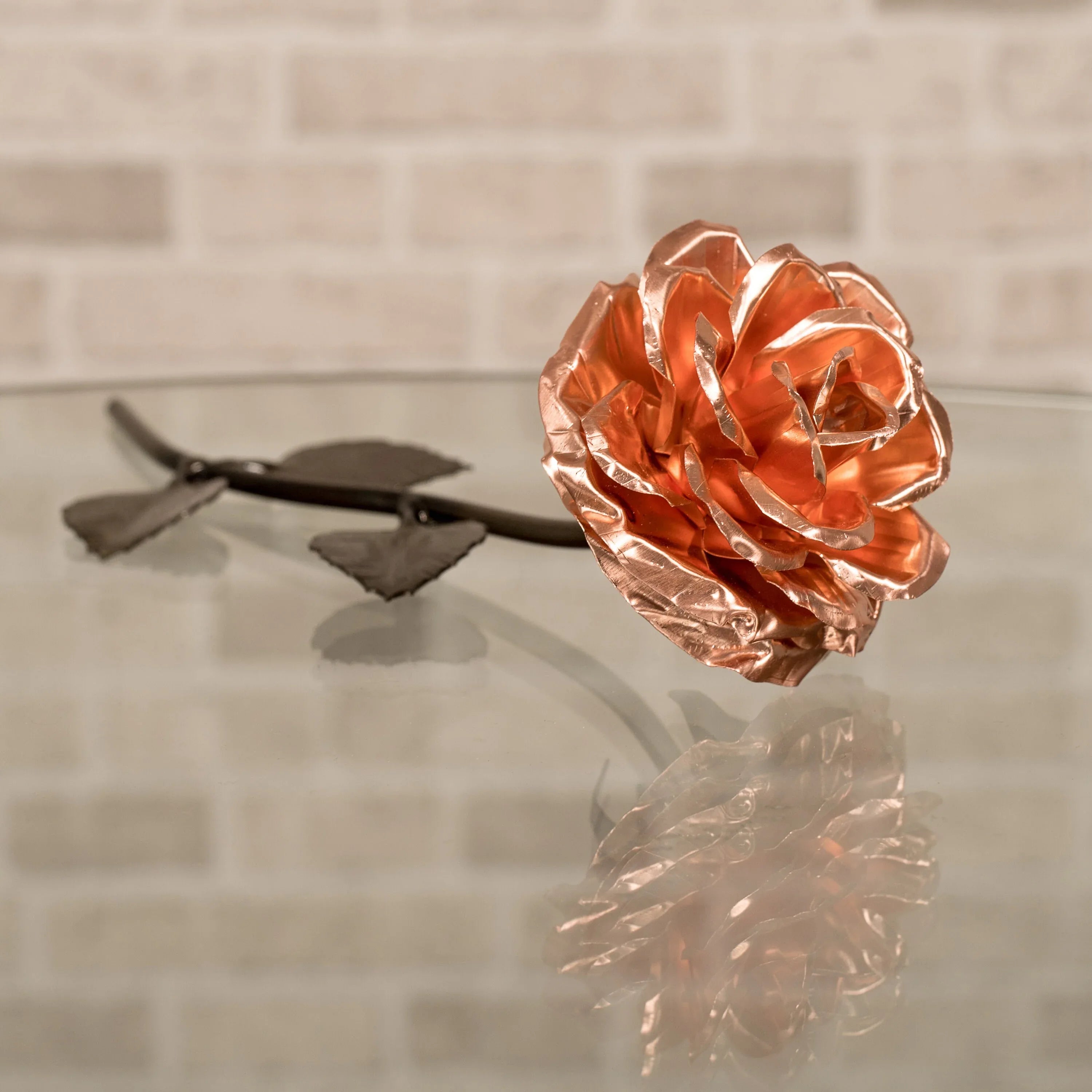 Copper Rose - 7th Anniversary Personalized Wedding Gift – Old West Iron