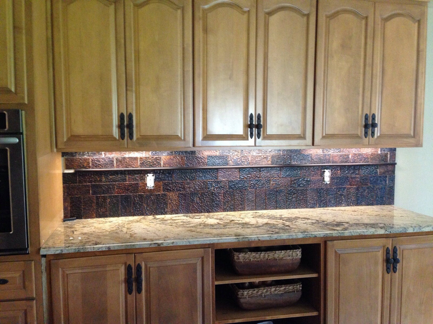 Hand Hammered Copper Sheet in Rustic Finish