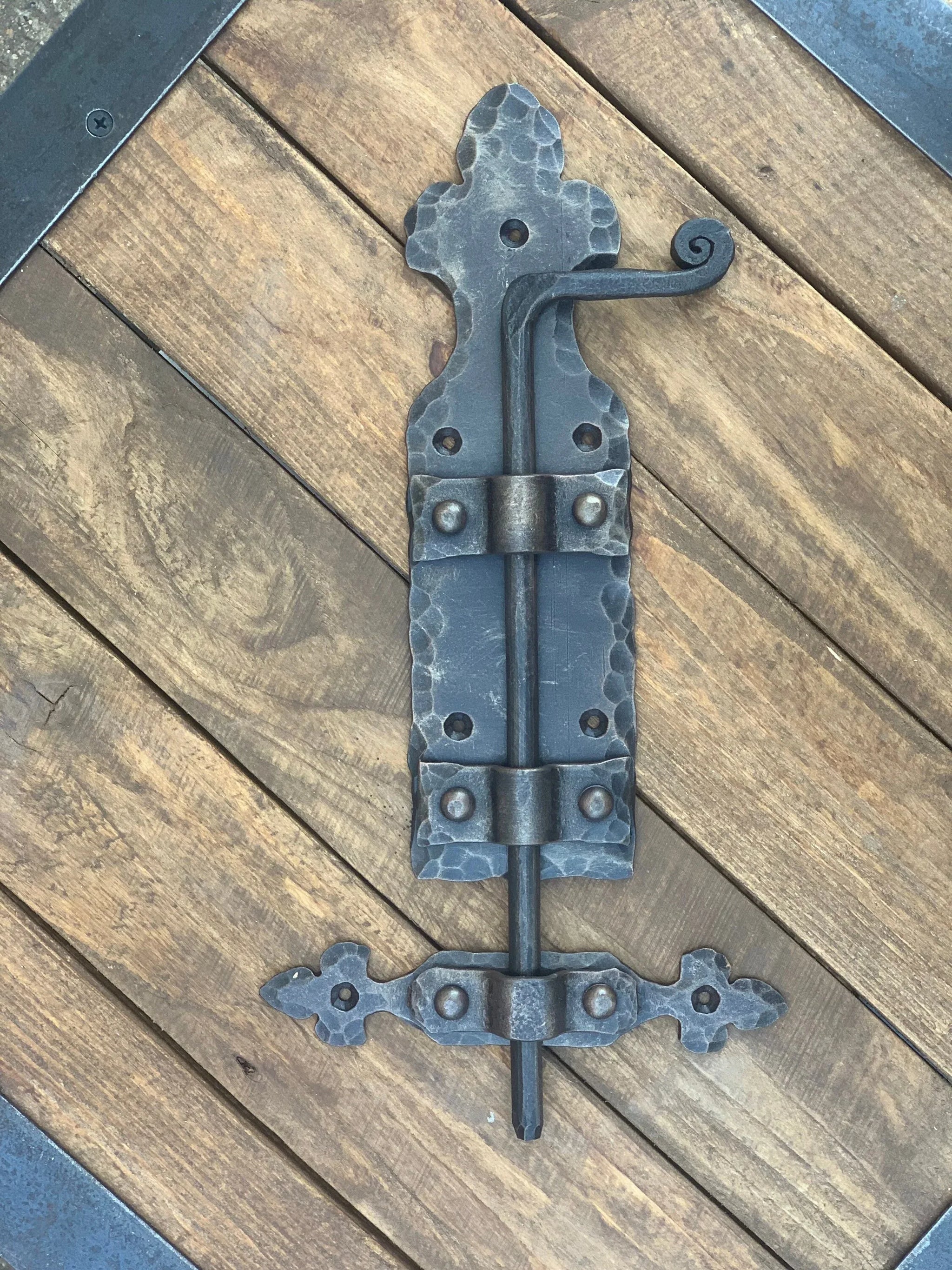 Hand Forged Wrought Iron Latch – Old West Iron