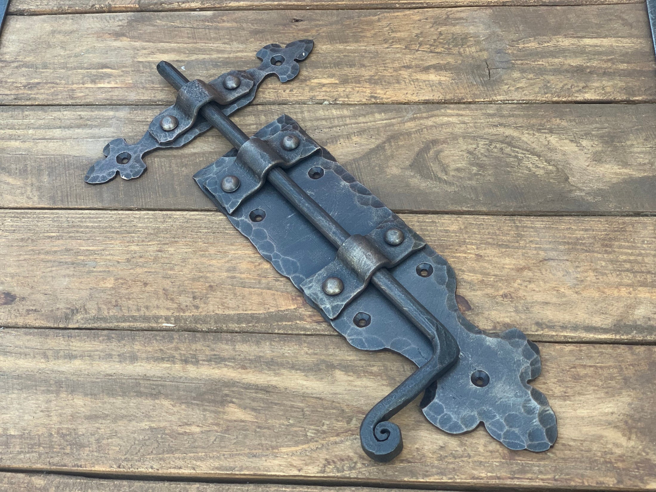 Hand Forged Wrought Iron Latch – Old West Iron