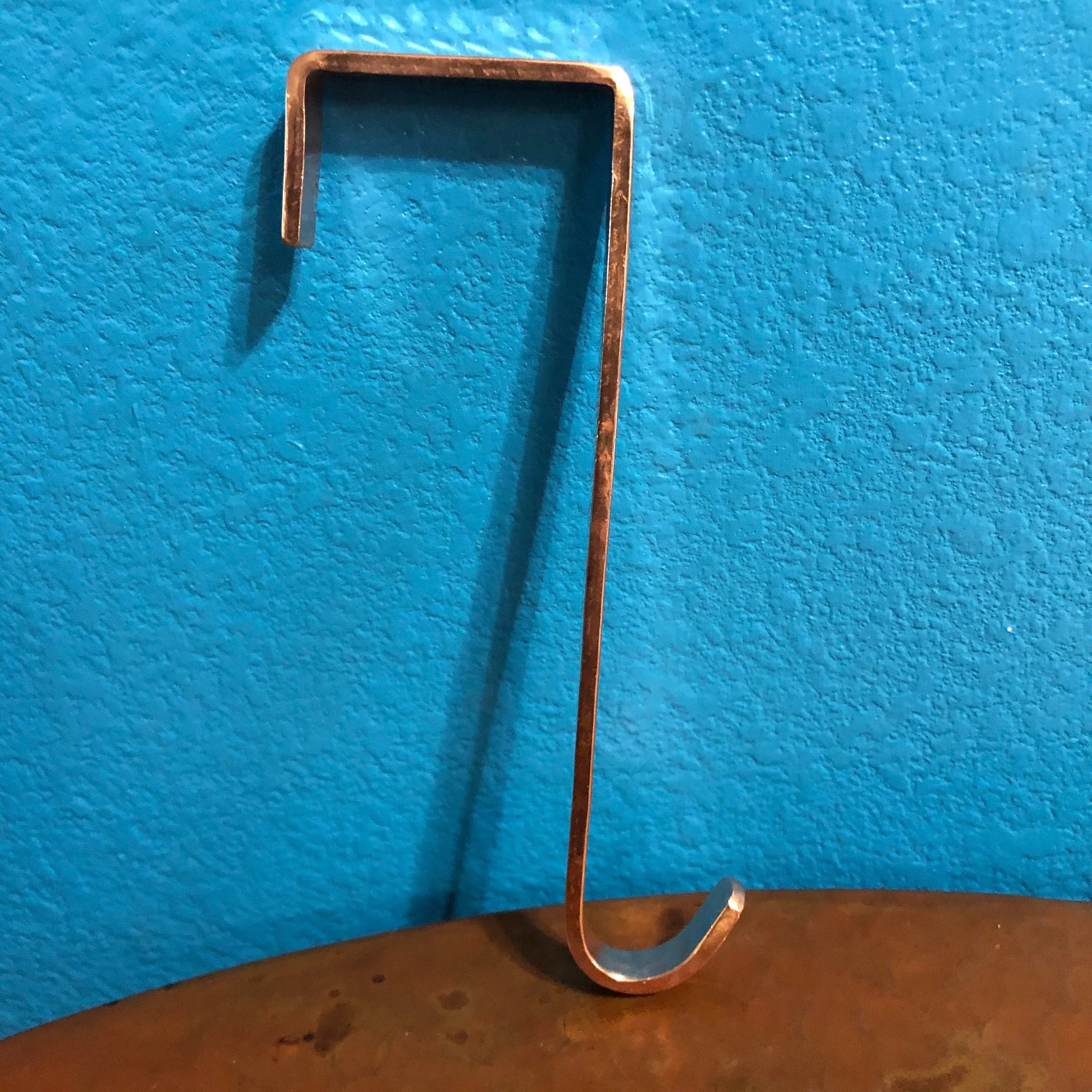 Handcrafted Copper Utility Over the Door Hook – Old West Iron