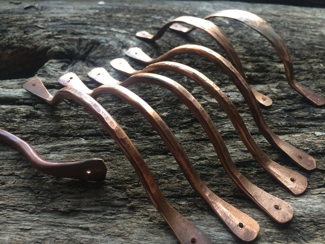 Delicate Solid Copper Drawer Pulls – Old West Iron
