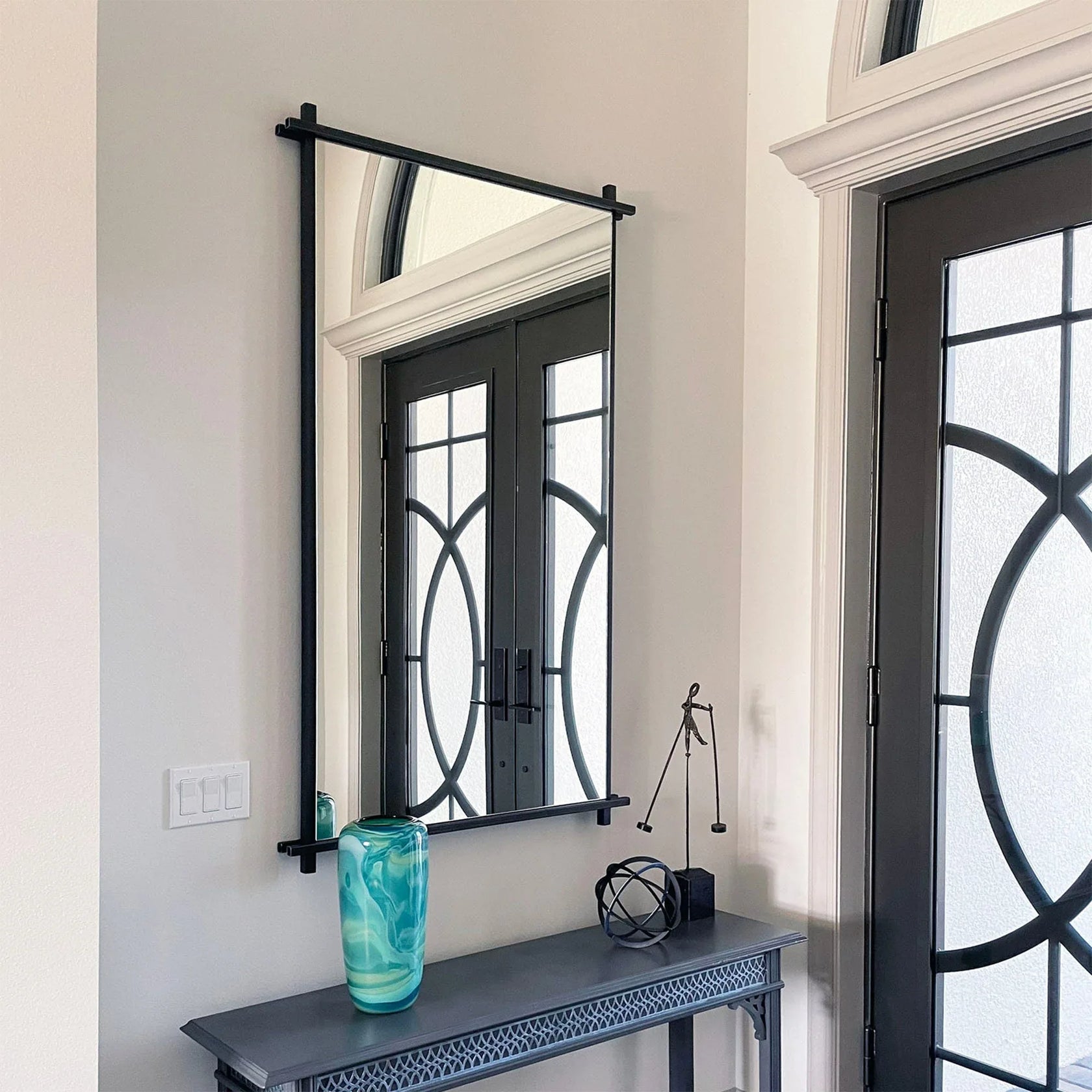 Cross-Corner Wall Mirror-Large Bathroom Mirror-Bedroom Mirror-Urban In ...