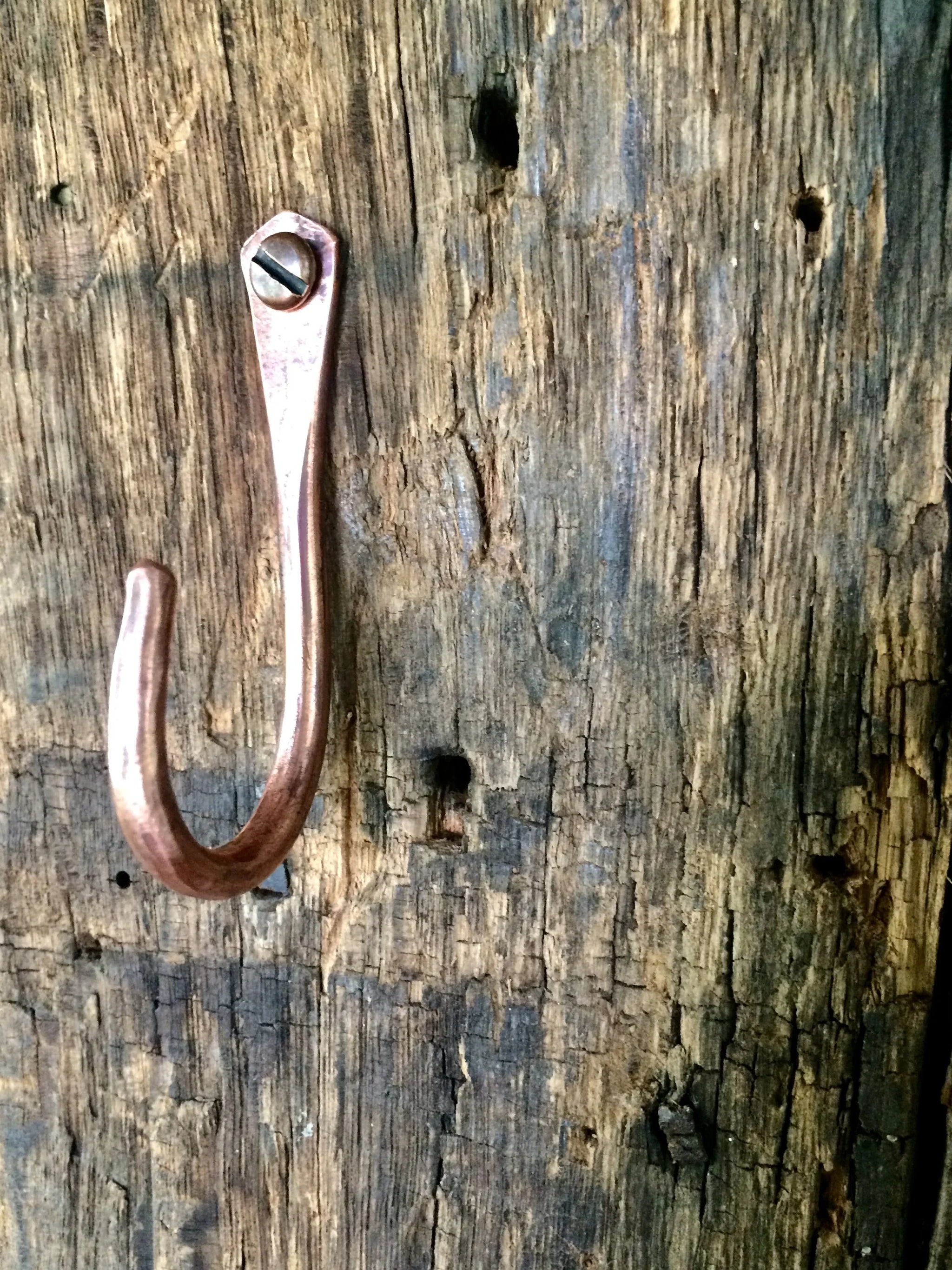 Forged Copper Utility Hook. – Old West Iron