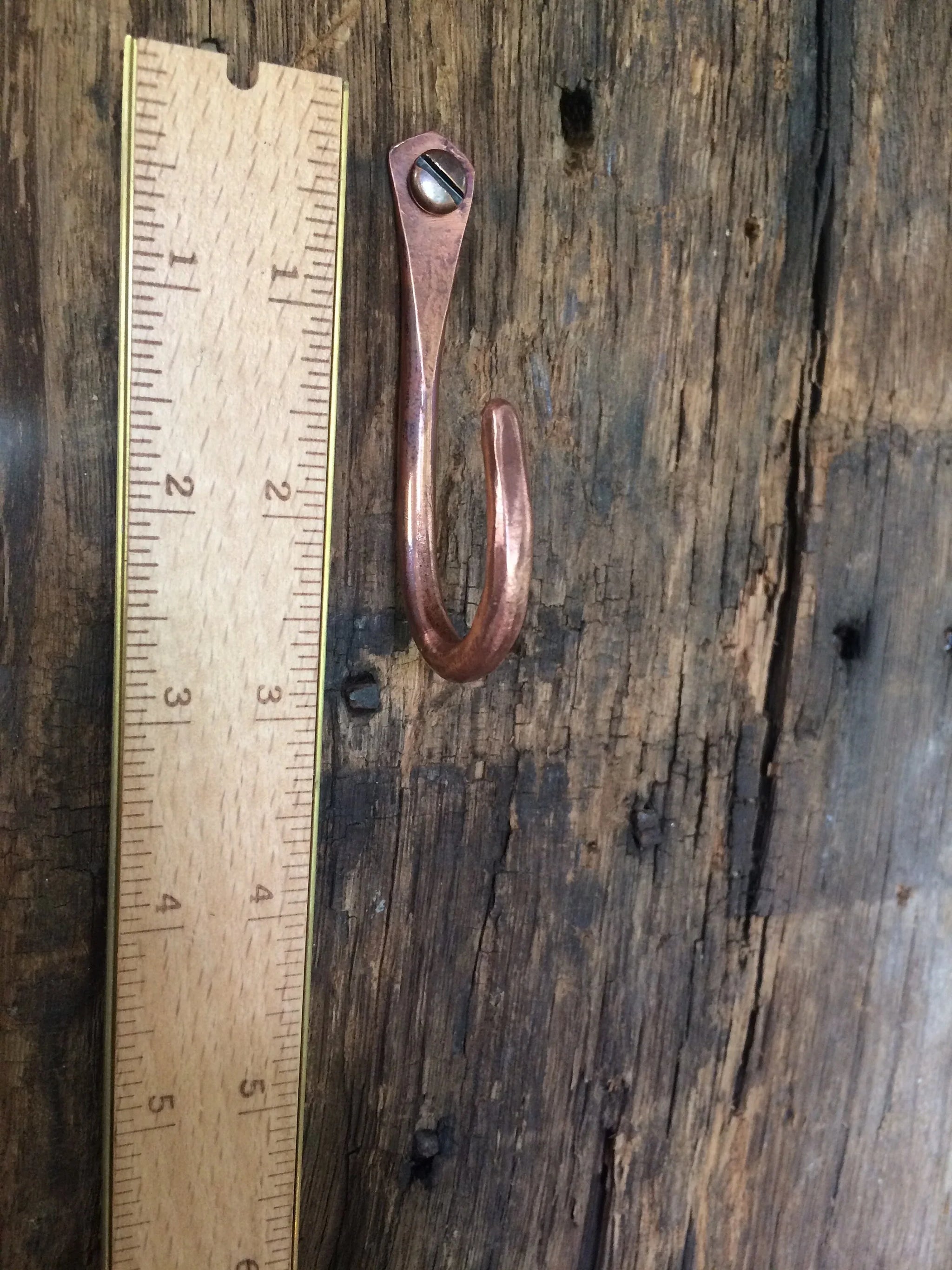 Forged Copper Utility Hook. – Old West Iron
