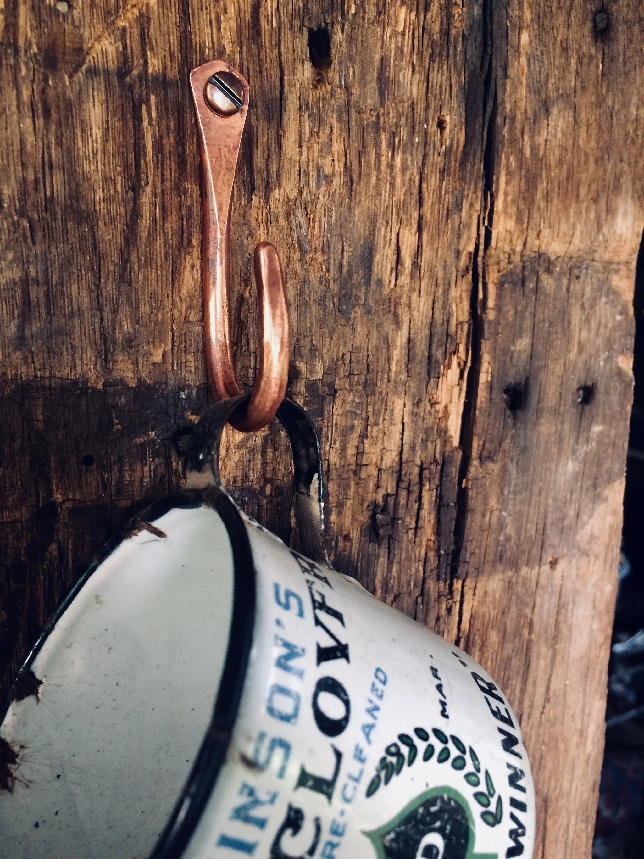 Forged Copper Utility Hook. – Old West Iron