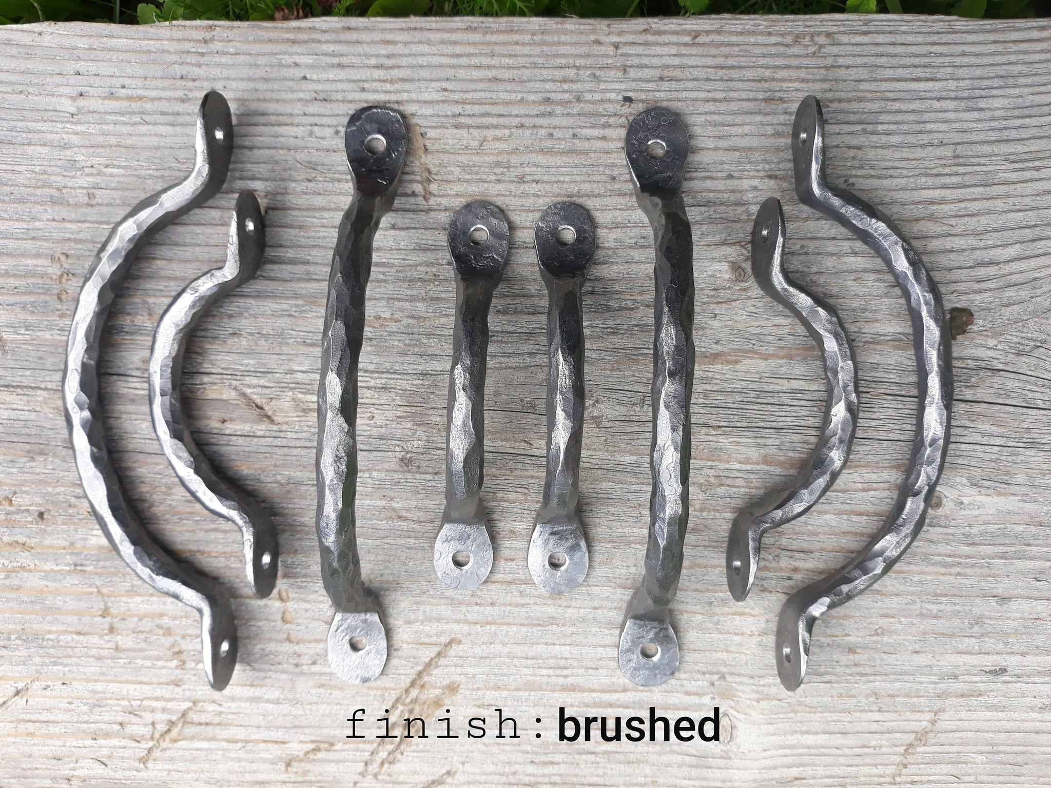 Hand Forged Iron Cabinet Handle - Rustic Farmhouse Style – Old West Iron