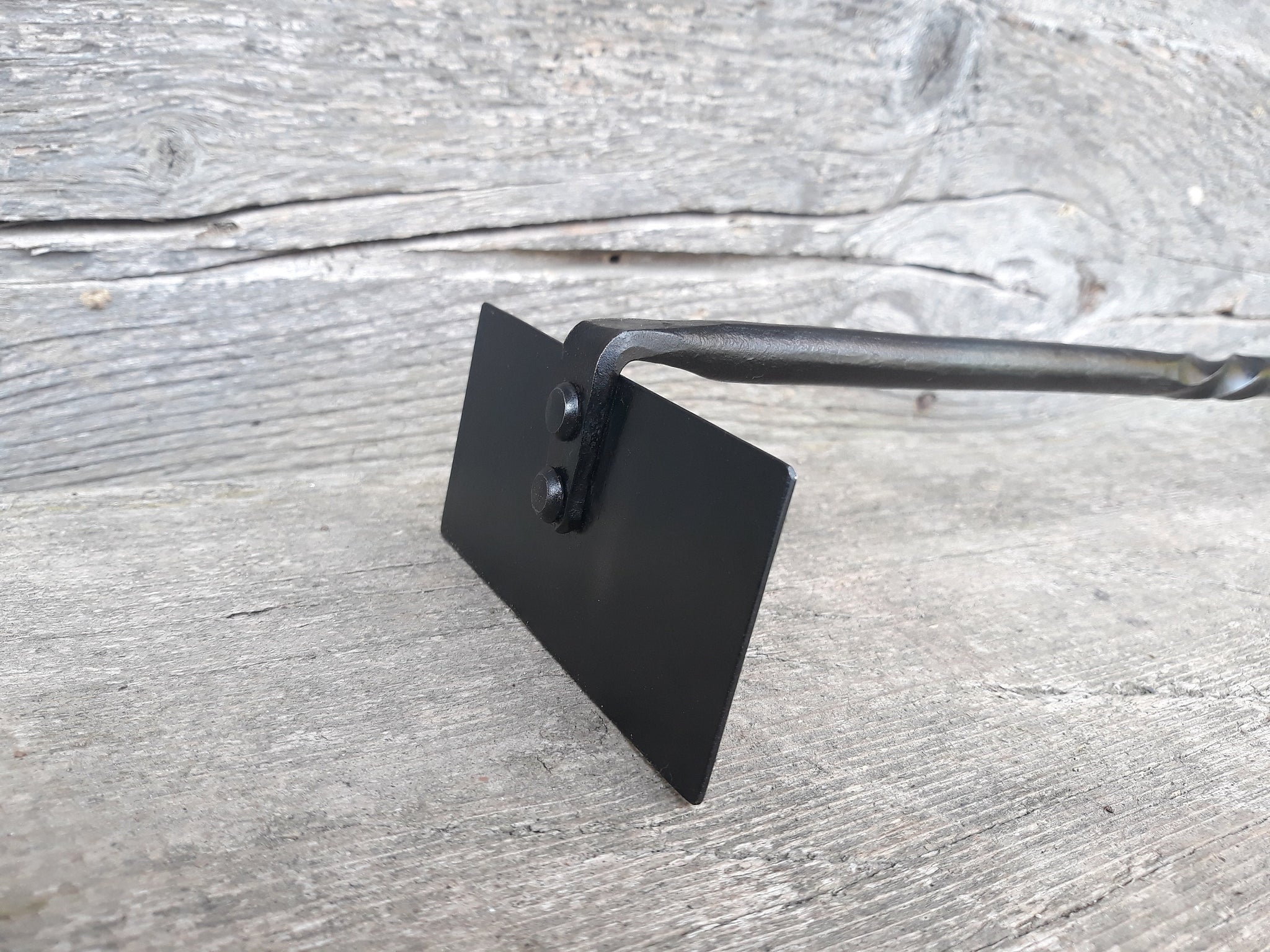 Hand Forged Fireplace Rake – Old West Iron