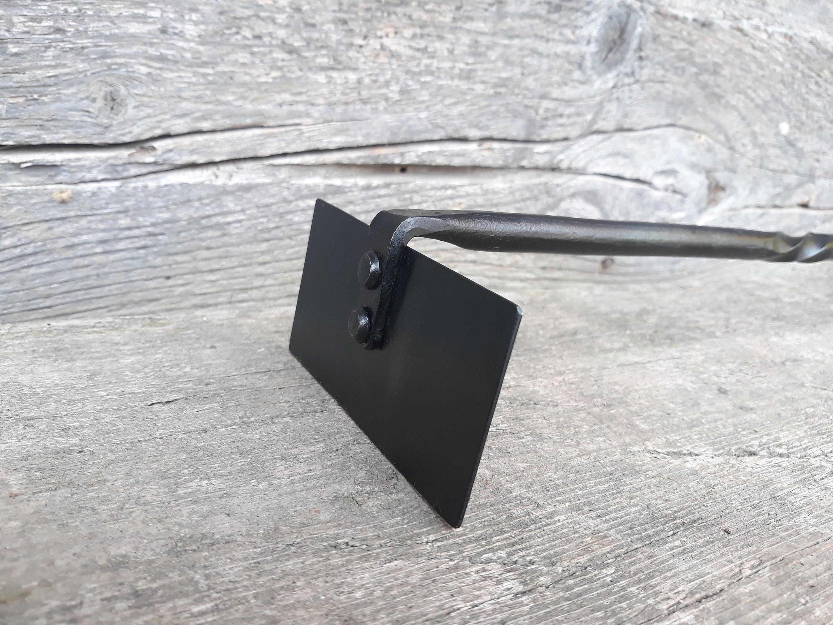 Hand Forged Fireplace Rake – Old West Iron