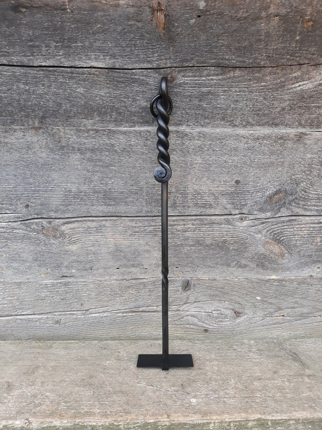 Hand Forged Fireplace Rake – Old West Iron