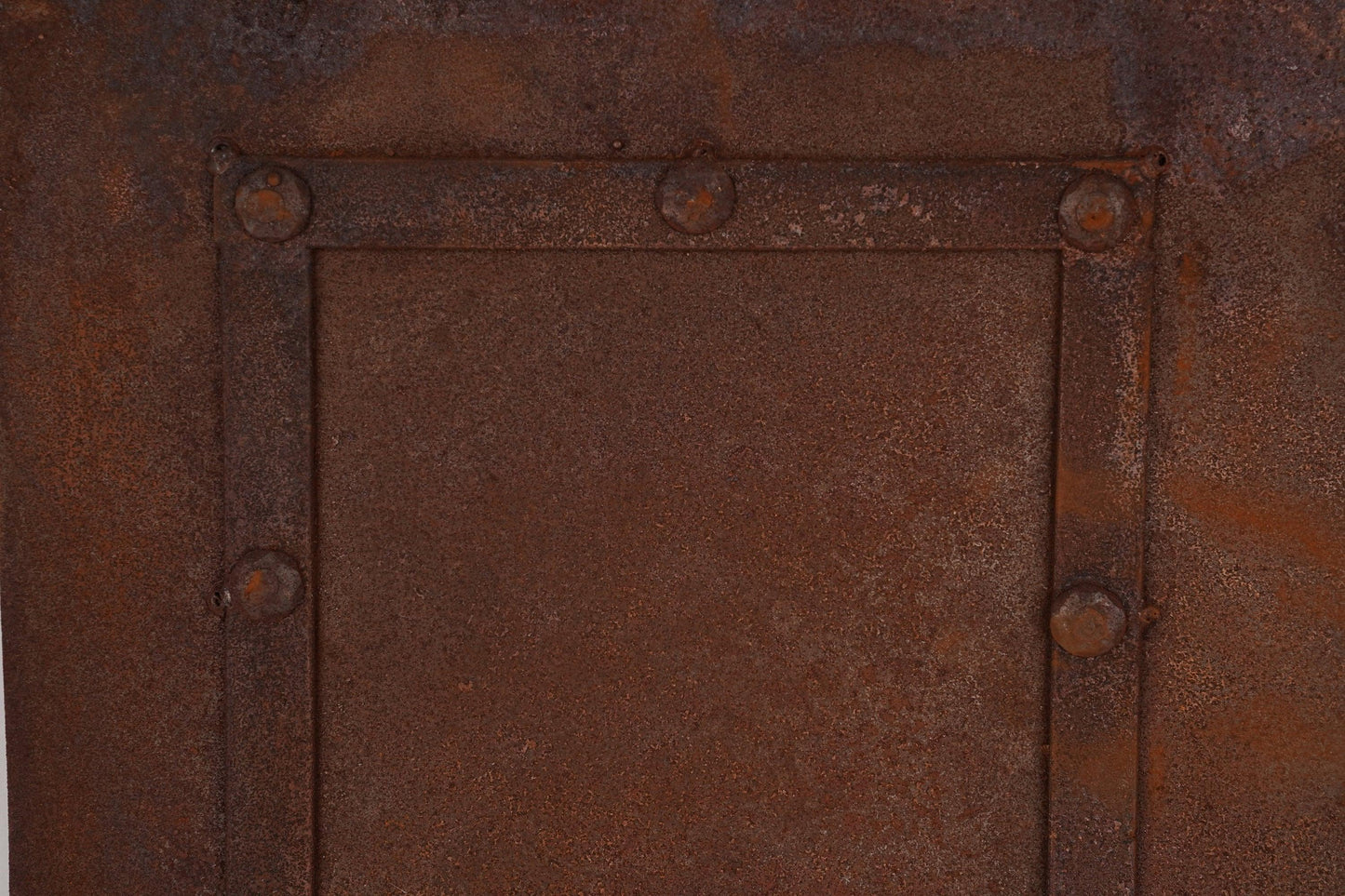 Rustic Iron Hammered Metal Panel 12x12 inches