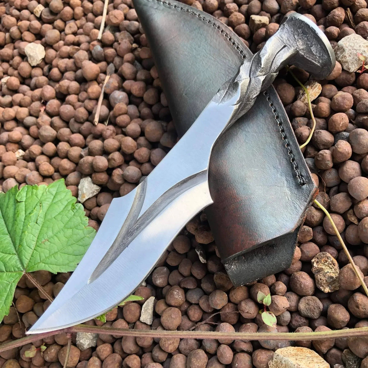 Pineapple Harpoon Railroad Spike Knife