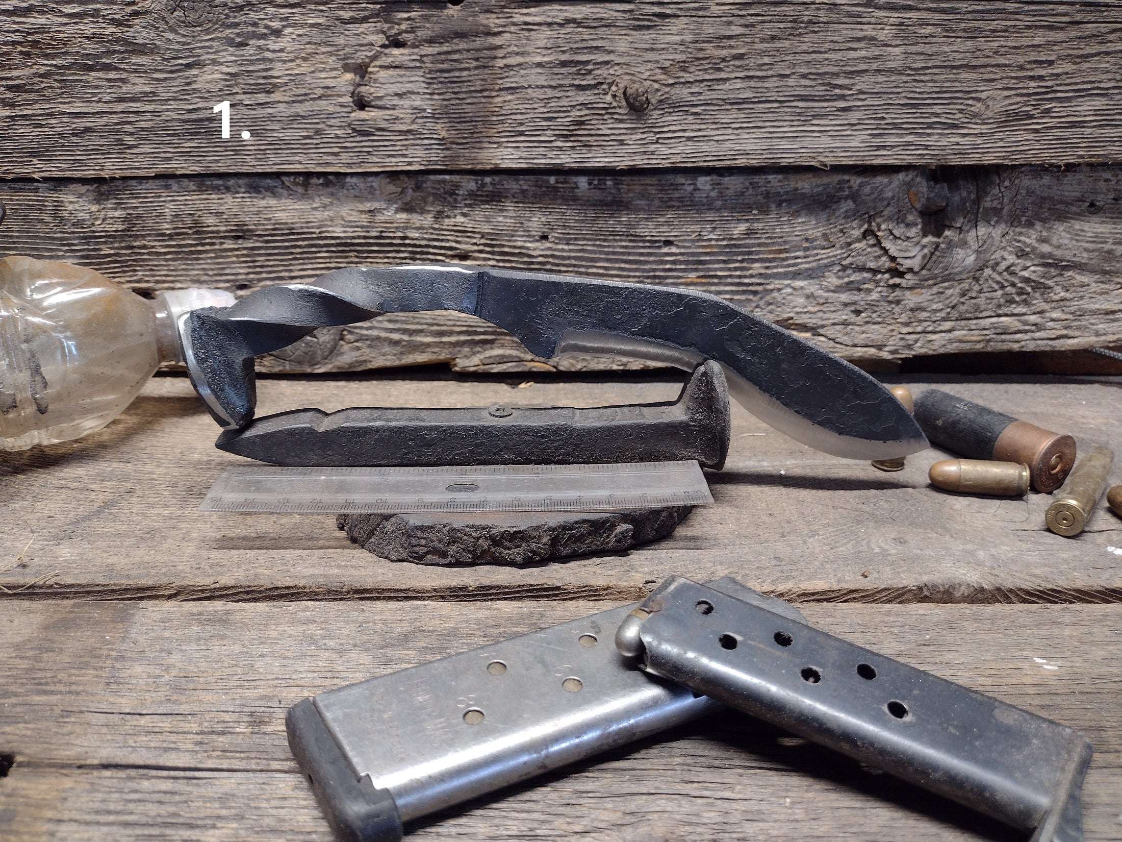 Hand Forged Railroad Spike Knives – Old West Iron