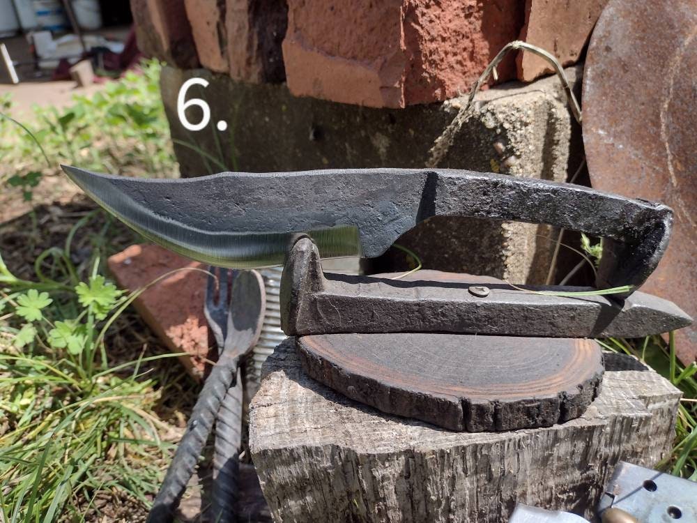 Hand Forged Railroad Spike Knives – Old West Iron
