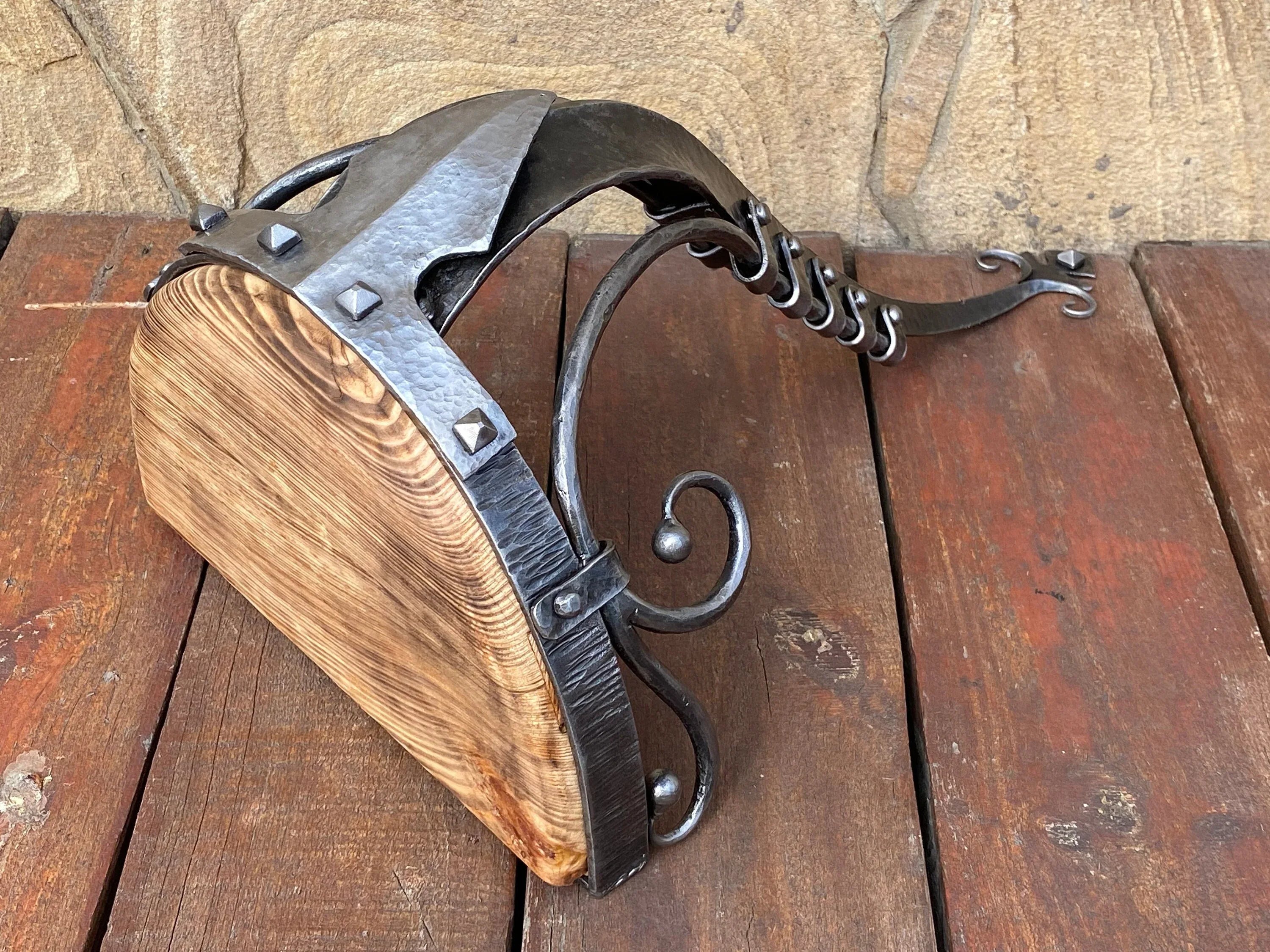 Hand Forged Medieval Shelf – Old West Iron