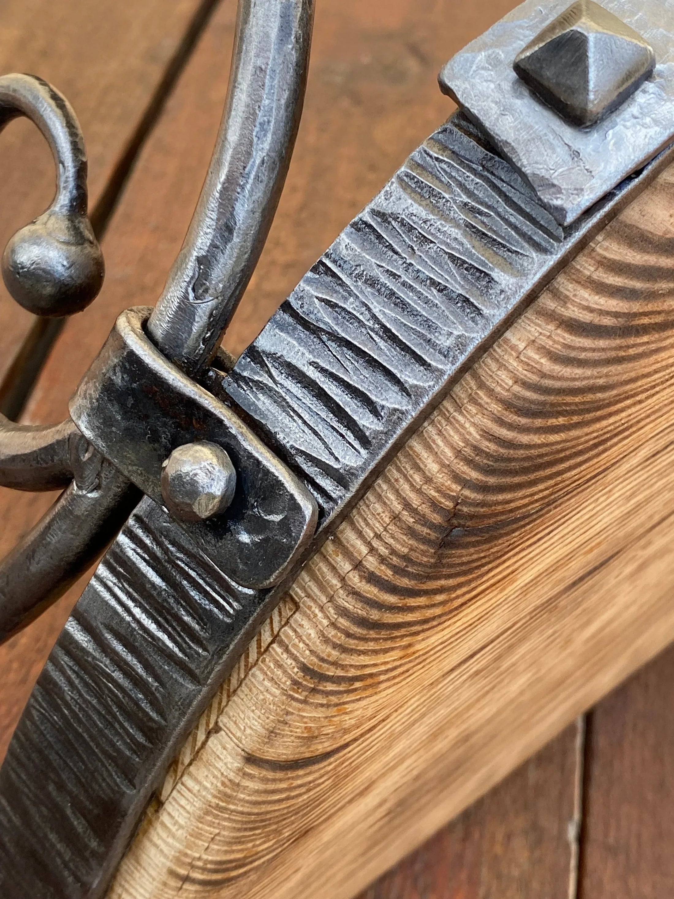 Hand Forged Medieval Shelf – Old West Iron