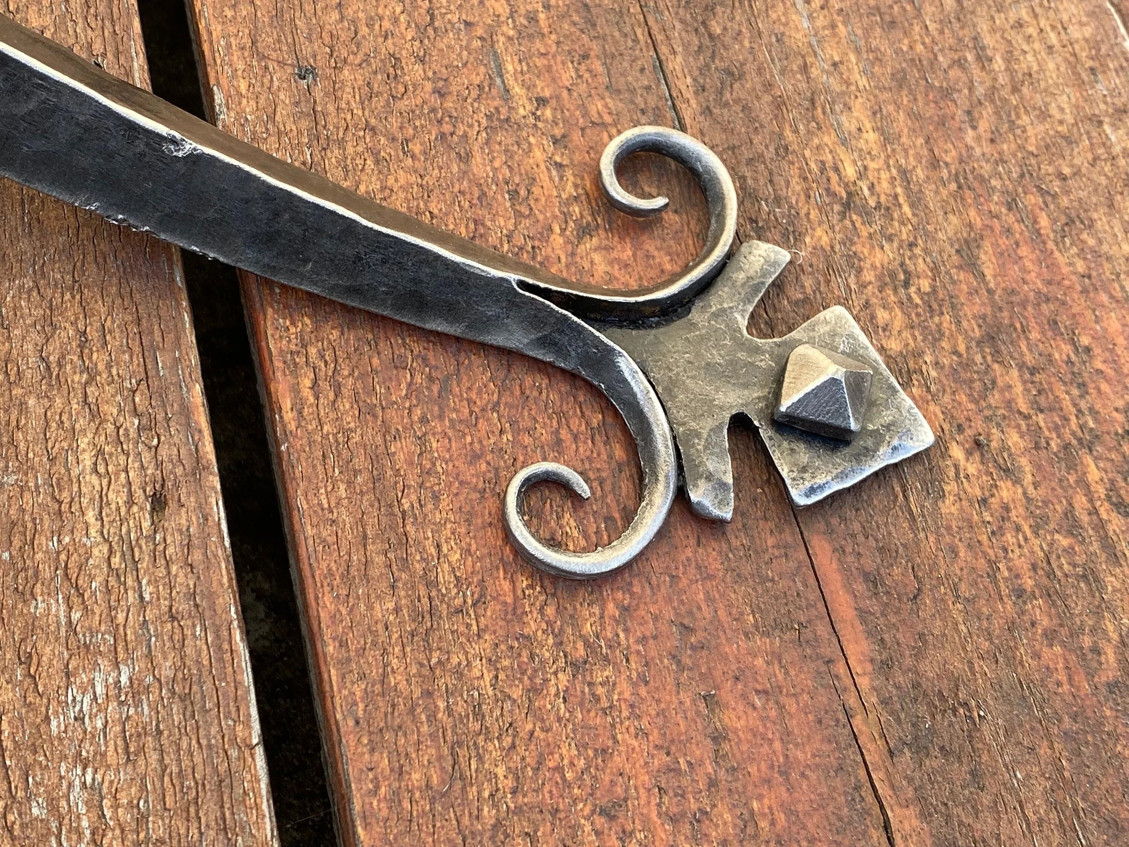 Hand Forged Medieval Shelf – Old West Iron