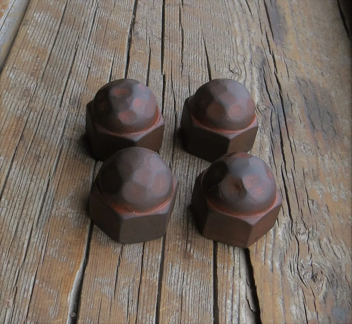 3/8" Decorative Hex Cap Nut by Old West Iron
